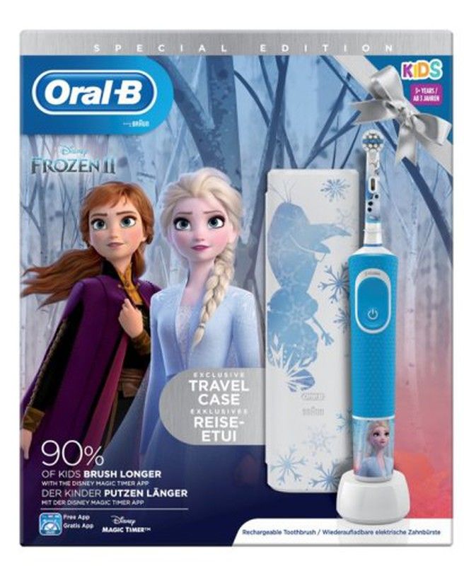Oral-B Cep. Electric Kids Frozen 2+Funda — Quincaillerie Roure Juni
