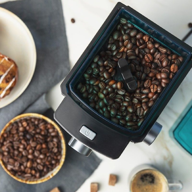 Molinet elèctric de cafè d'acer inoxidable amb 150 W, 17 nivells de ...